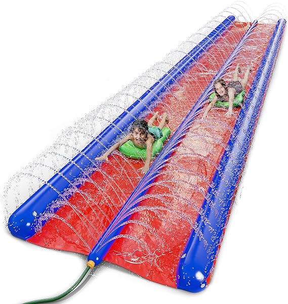 stargo Giant Backyard Water Spraying Slip and Slide, 25 Feet Slide wit