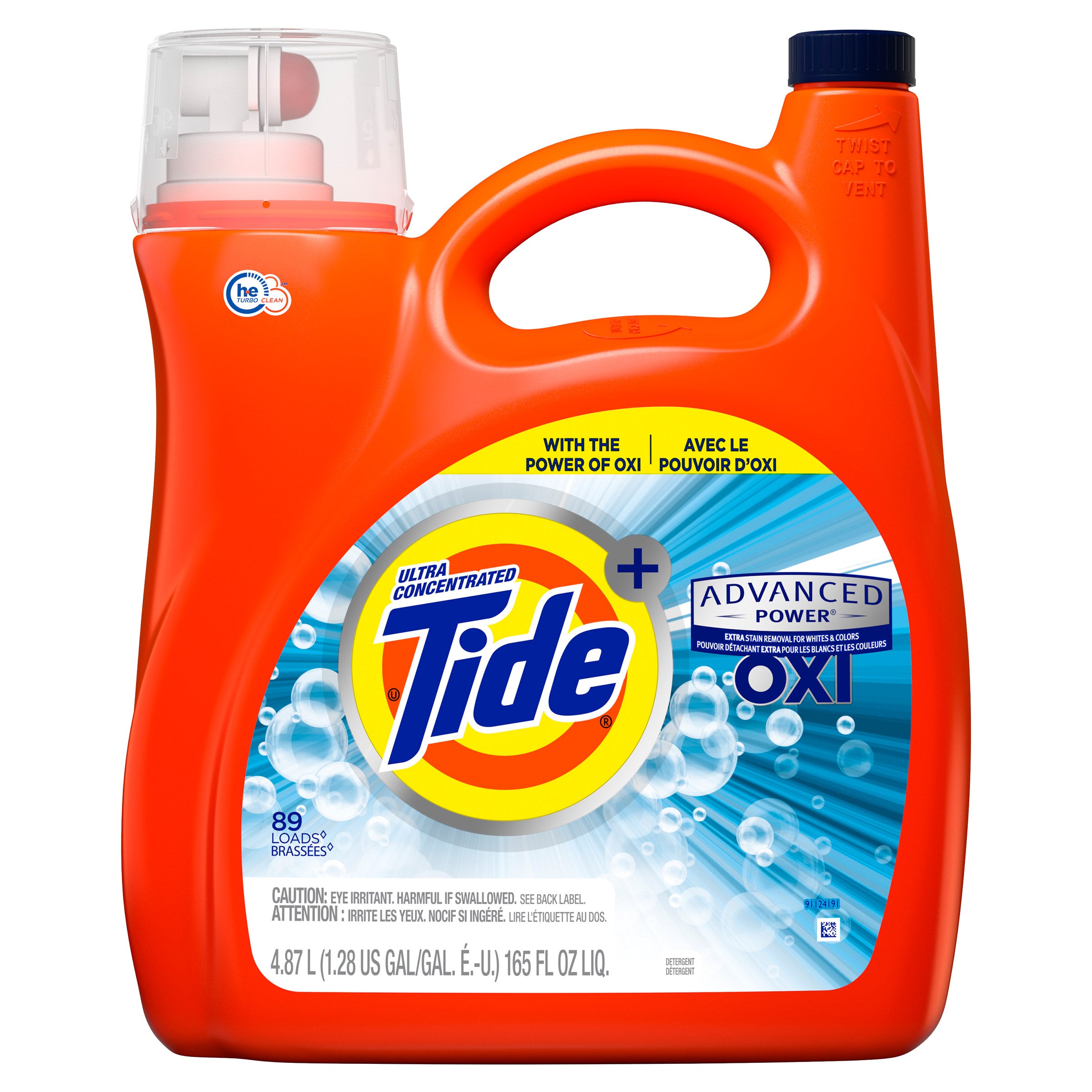 Tide Advanced Power Ultra Concentrated Liquid Laundry Detergent with O