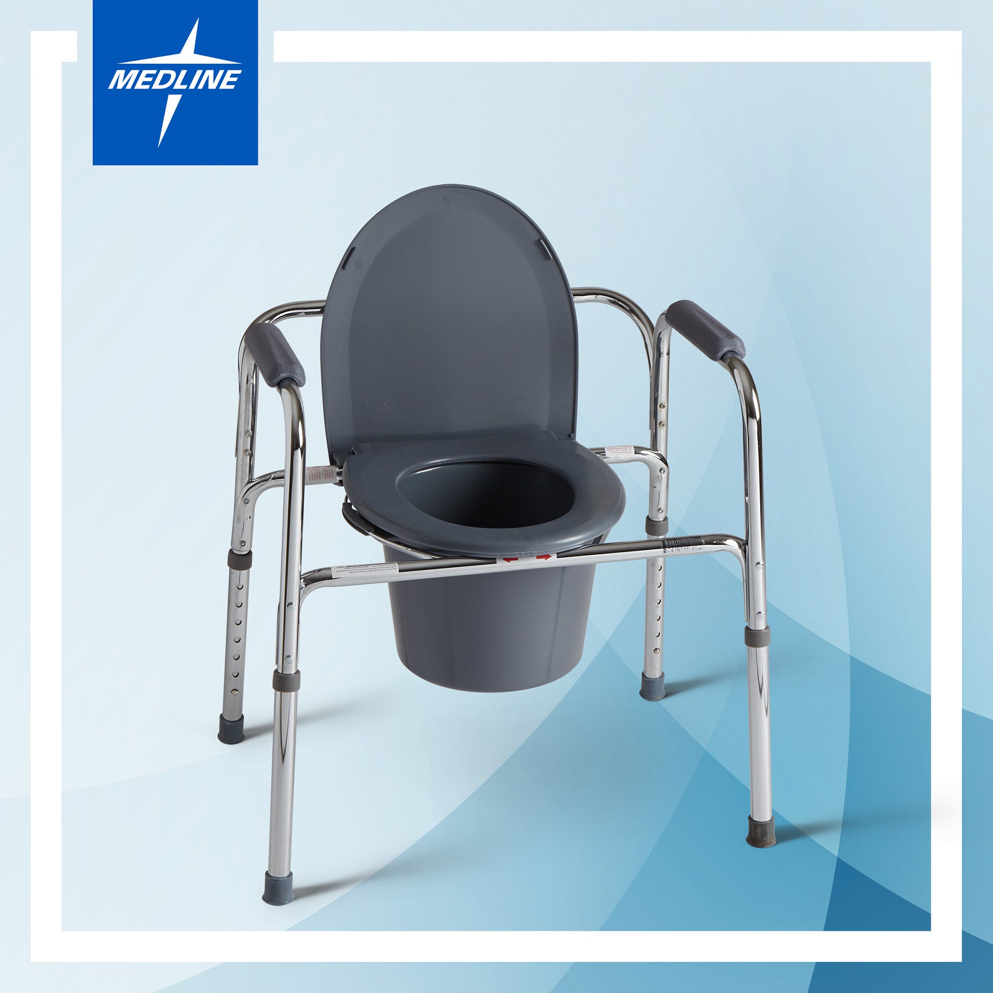 Medline Guardian 3-In-1 Steel Commode